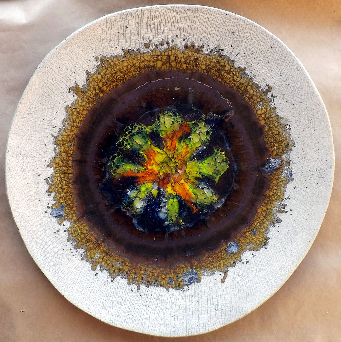 Raku Plates | https://www.artterrastudio.com